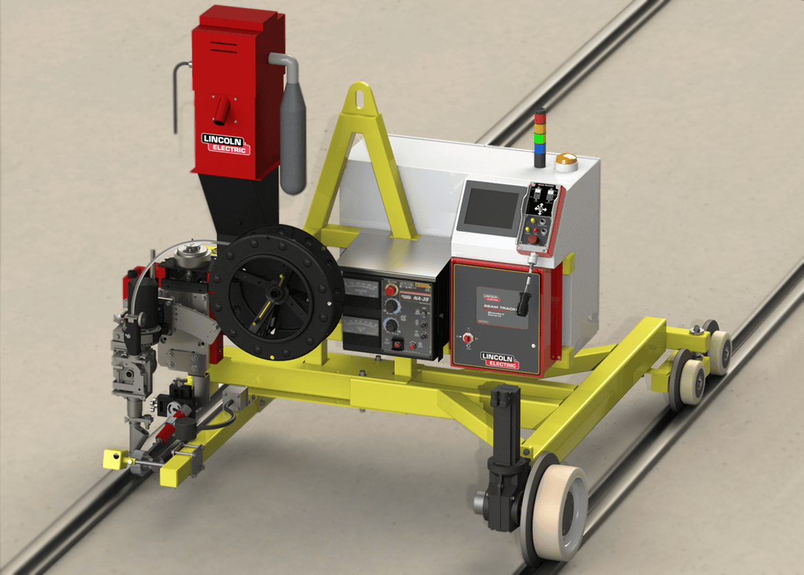 Track gauge weld - Apexis Engineering